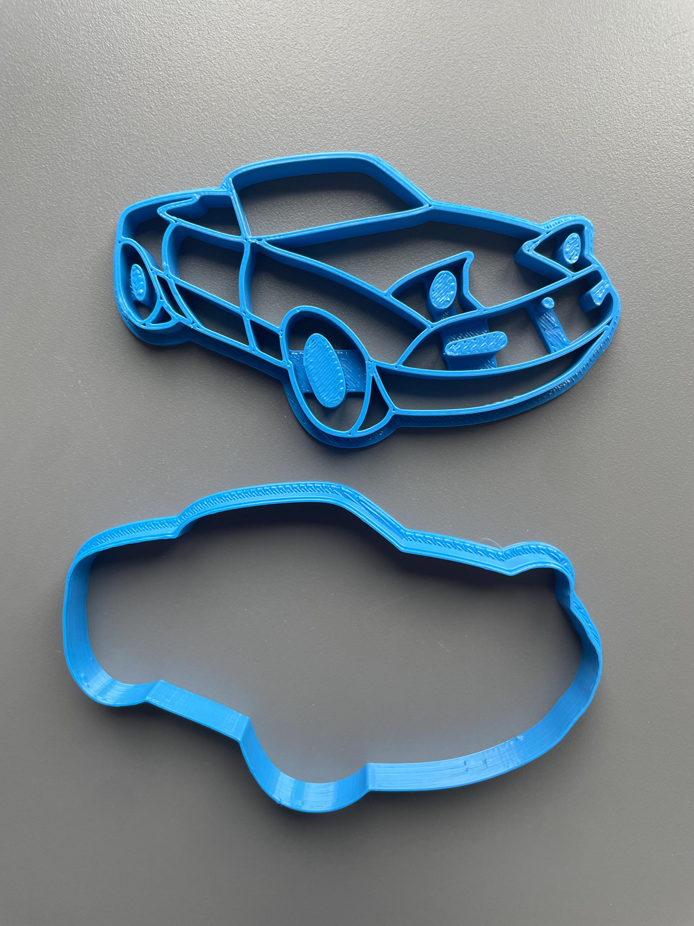 Mazda MX5 MK1 Lights up Cookie / Biscuit Cutter, Birthday Ideas, Cute ...