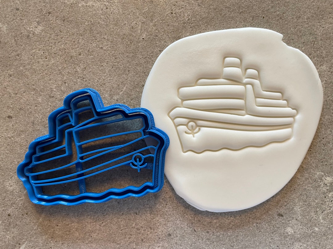 Cruise Ship Cookie Cutter, Biscuit, Fondant, Gift Ideas Cake Decoration ...