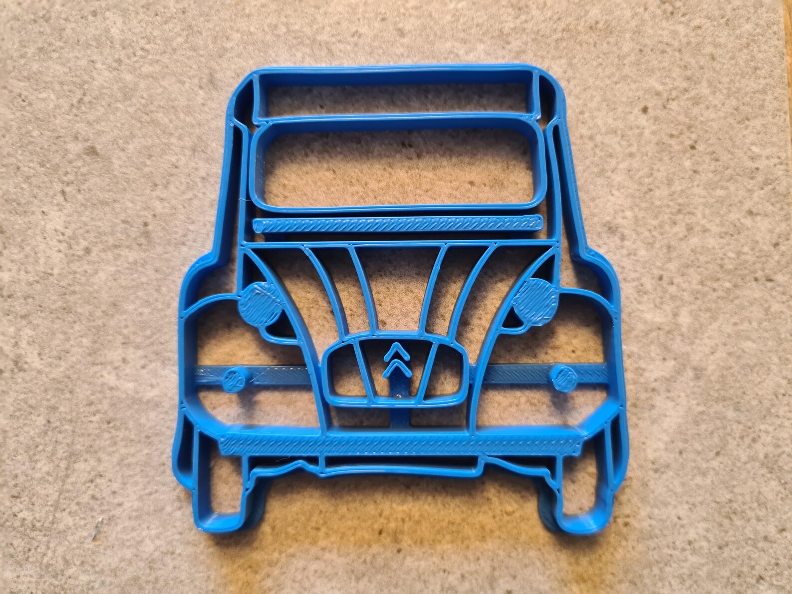 2CV French Car Front View Cookie Cutter, Biscuit Cake Decoration ...