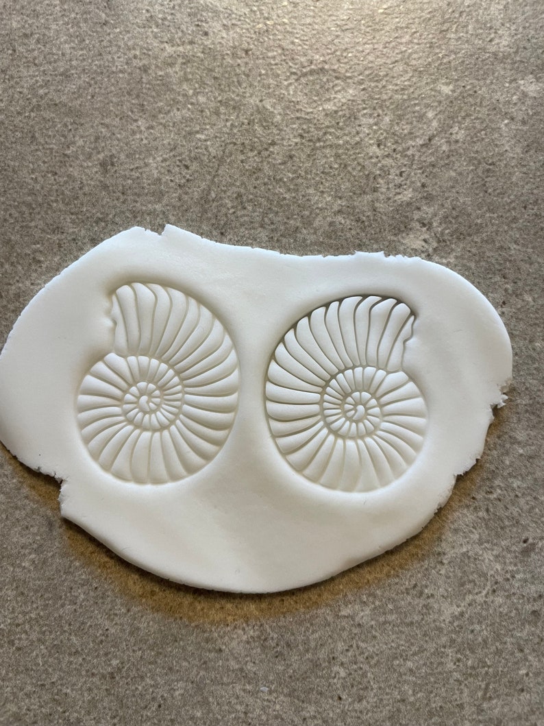 Ammonite Clay Cutter, Animal Earring DIY Pottery Polymer Jewellery ...