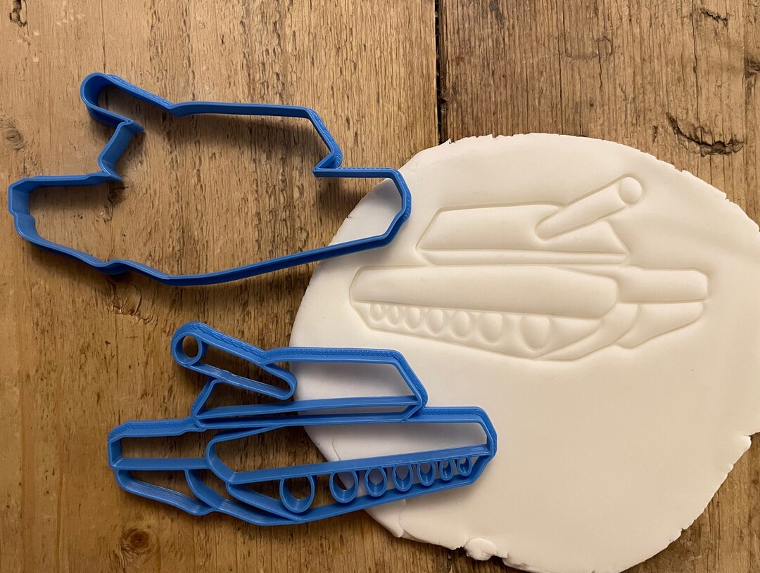 Tank Cookie Cutter, Biscuit Cutter, Sugarcraft, Icing, Father's Day ...