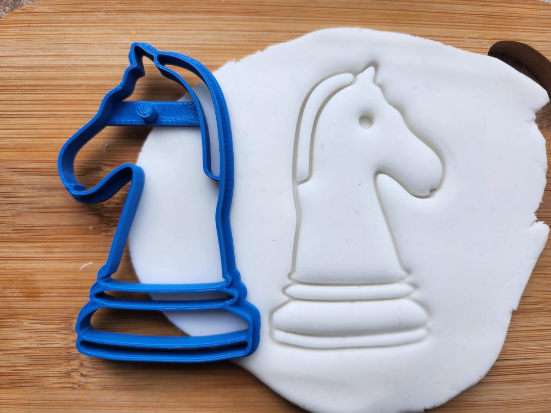 Chess Set Cookie Biscuit Cutters and Stamp - Etsy