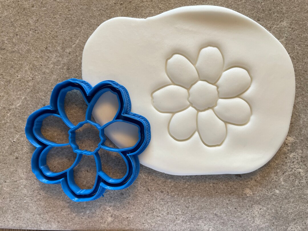Daisy 2 Cookie Cutter, Biscuit, Fondant, Gift Ideas, Flower, Cake ...