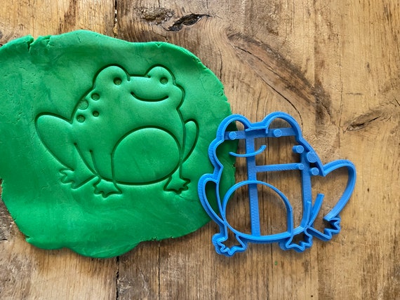 Cute Frog Cookie Cutter Frog Biscuit Cutter Frog Icing | Etsy