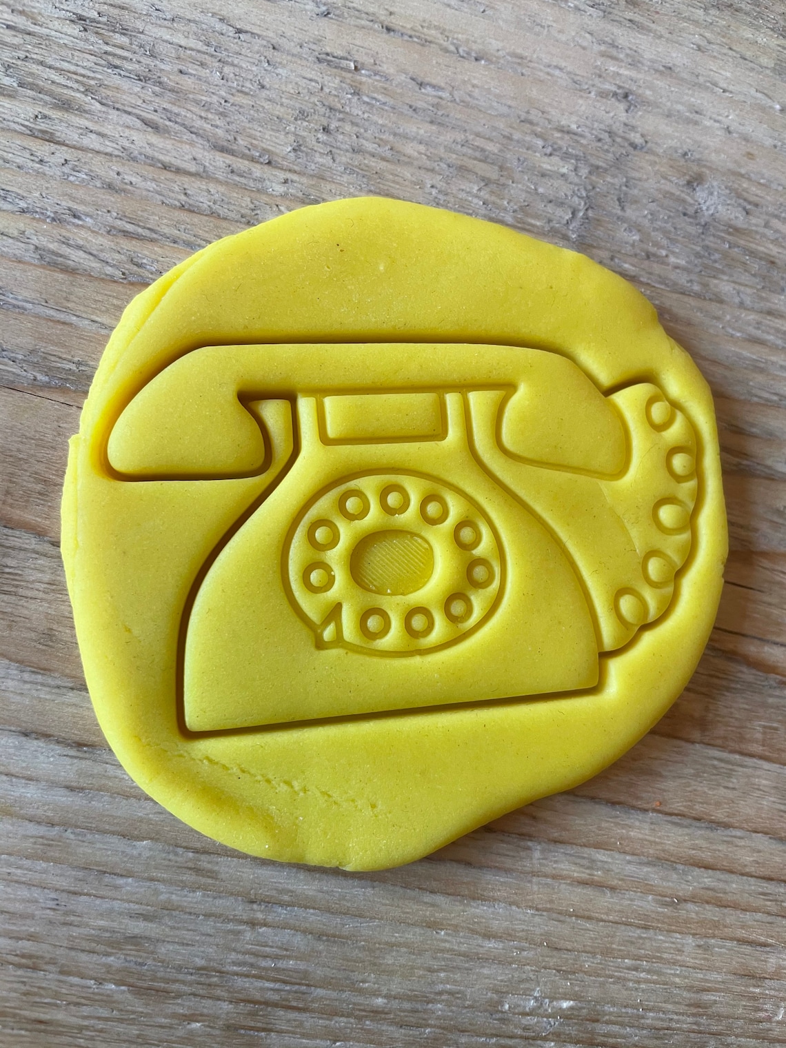 Telephone cookie / biscuit cutter old fashioned icing | Etsy