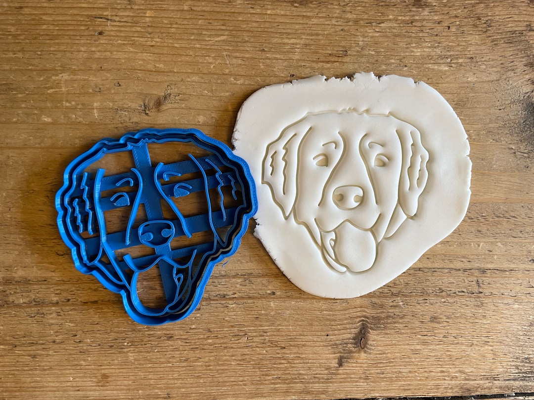 Golden Retriever Face Cookie Biscuit Cutter, Baking Accessories, Cake ...