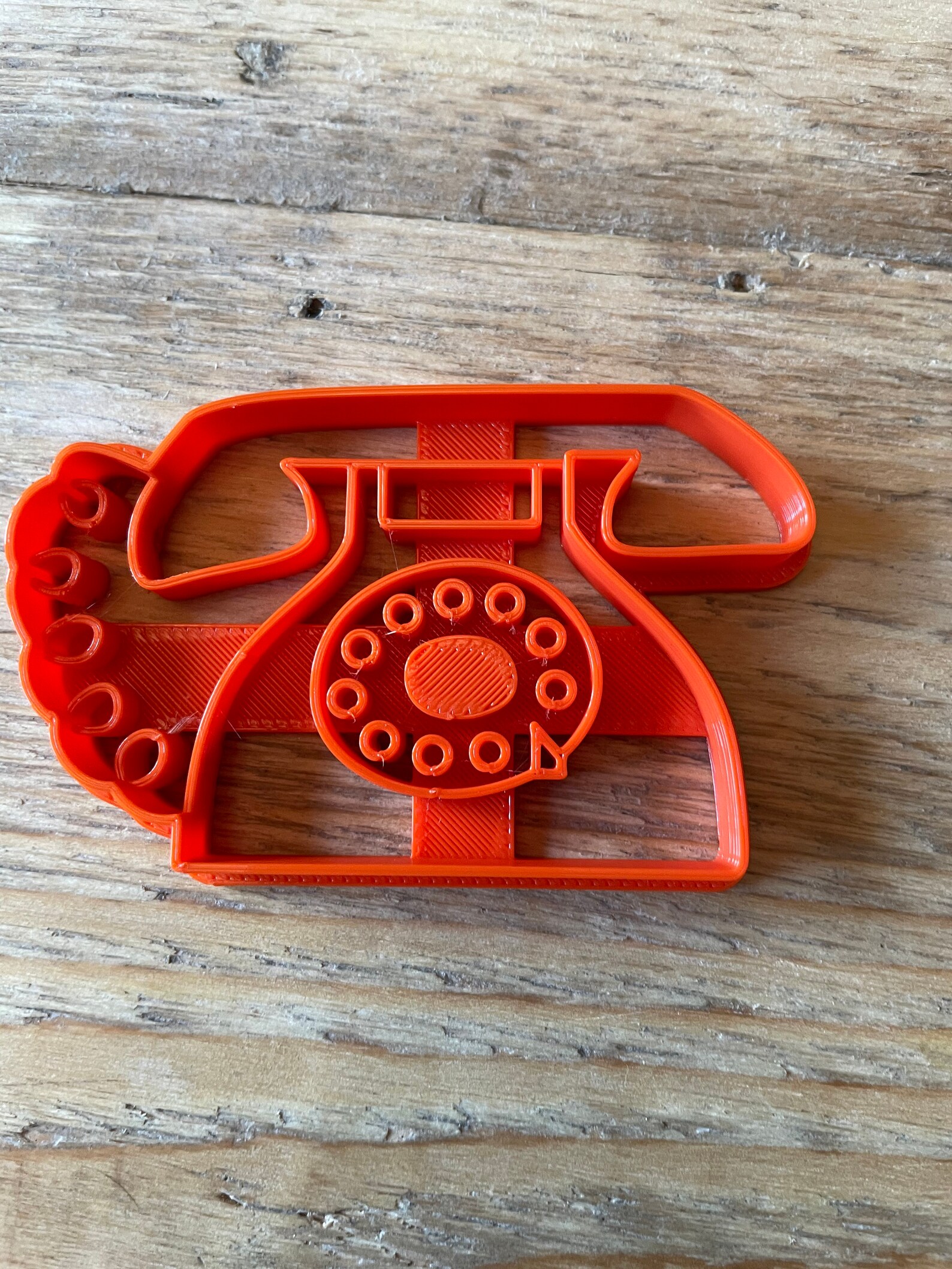 Telephone cookie / biscuit cutter old fashioned icing | Etsy