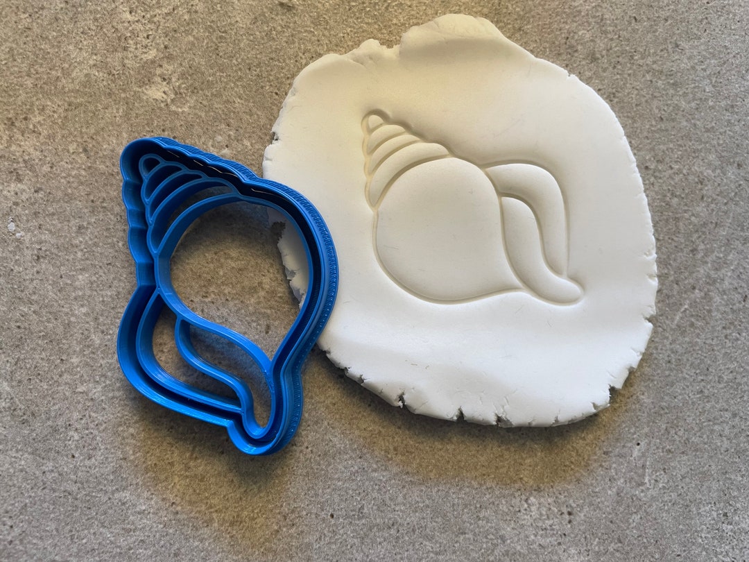 Conch Shell Cookie Cutter, Biscuit Gift Ideas, Summer, Beach, Sea ...