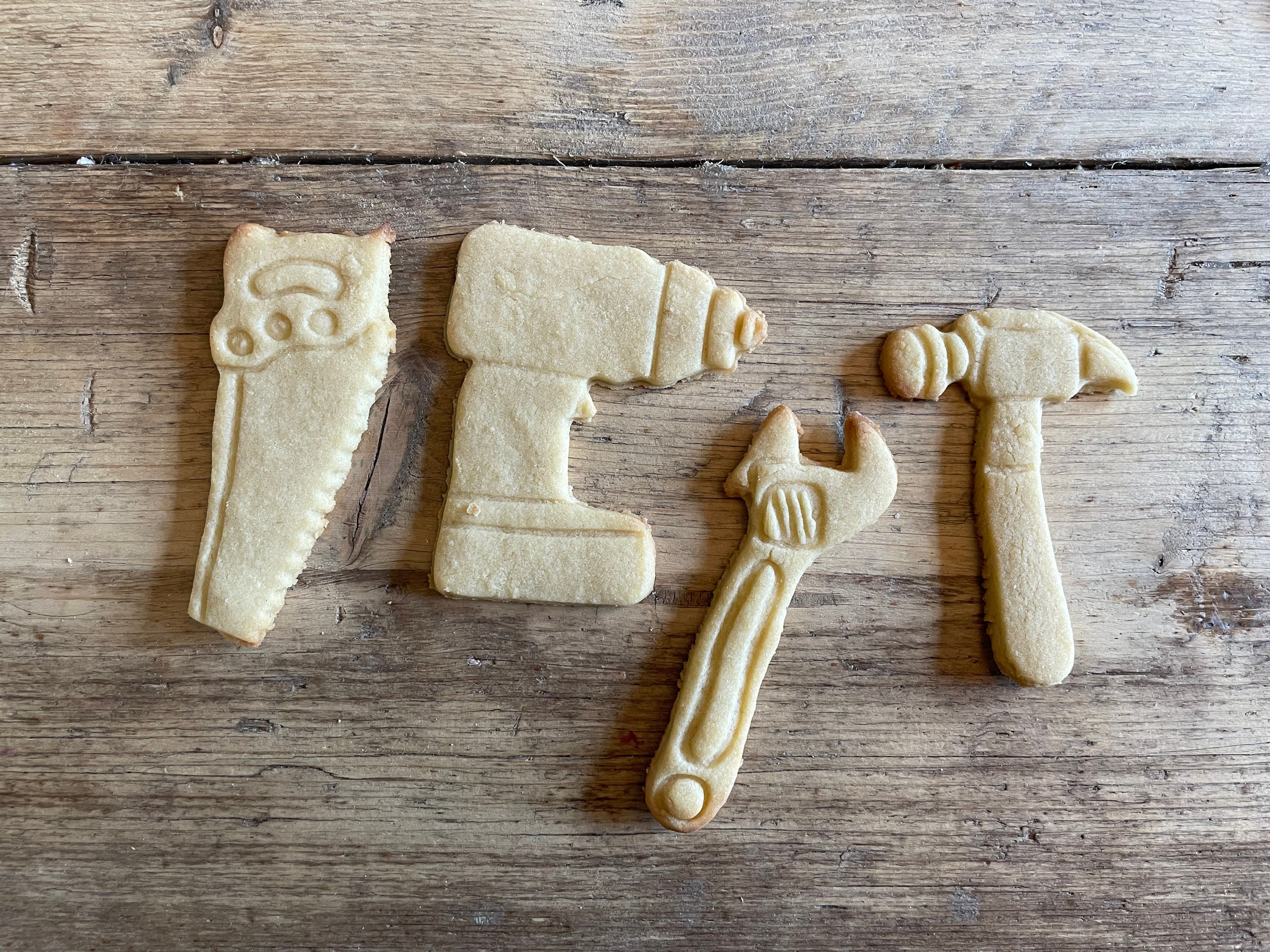 Tools Cookie/ Biscuit Cutter Hammer Saw Drill Wrench - Etsy UK