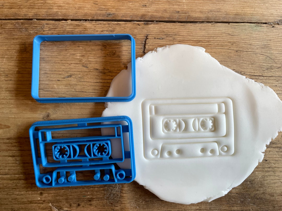 Cassette Tape Cookie Cutter/ Biscuit Cutter, Music, 80's Party - Etsy