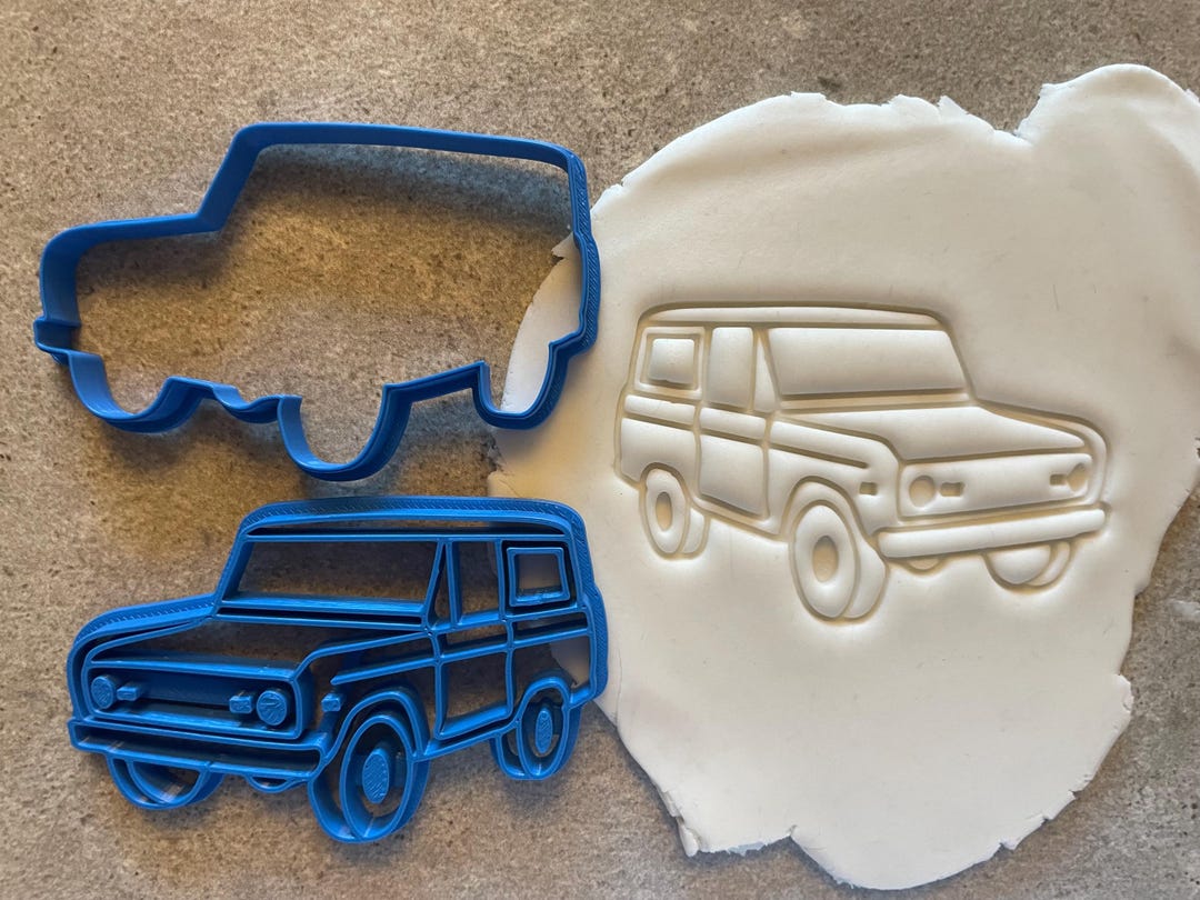 Bronco Mk1 Cookie Cutter, Biscuit Birthday Ideas, Cute Gift, Transport ...