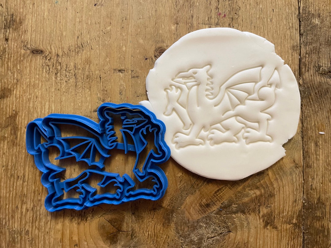 Welsh Dragon Cookie Biscuit Cutter, Rugby, Heraldic Symbol, St David's ...