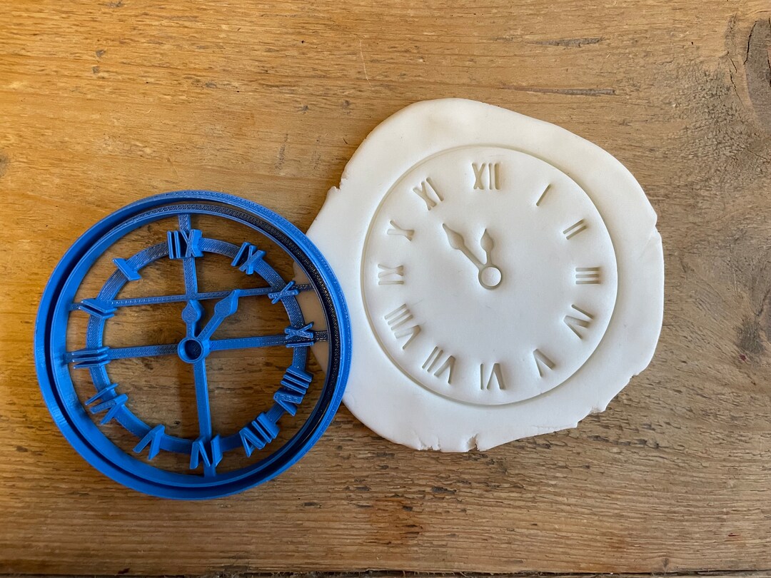 Clock Cookie Biscuit Cutter, New Years, Baking Accessories, Cake ...