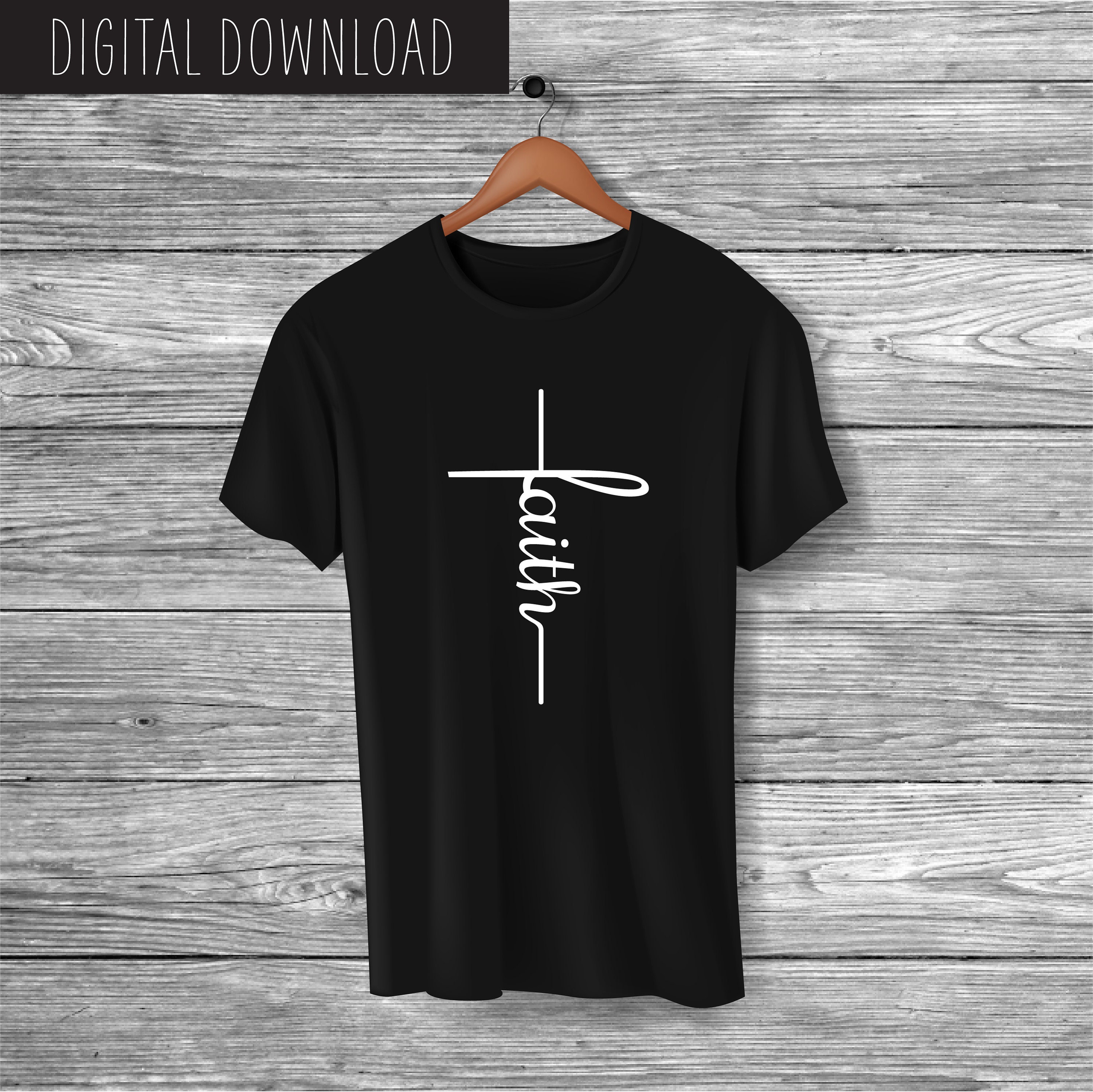 Faith Cross - SVG File - Etsy