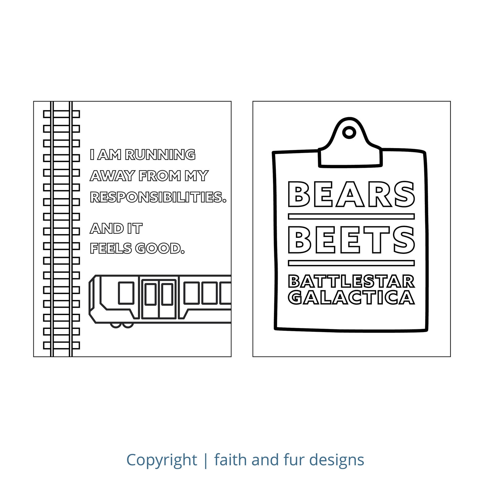 The Office Coloring Book / Pages - Etsy