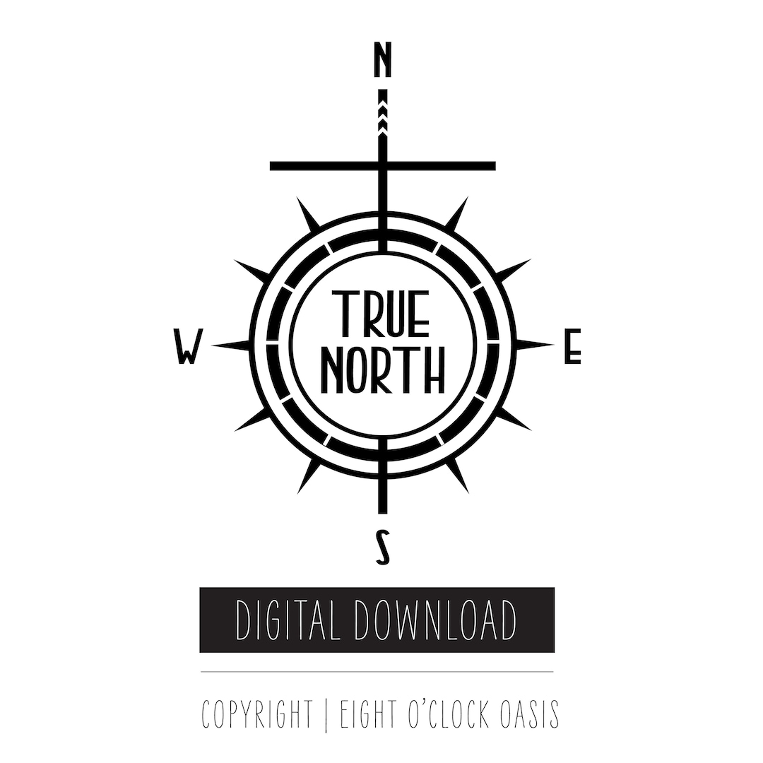 True North - SVG File - Etsy