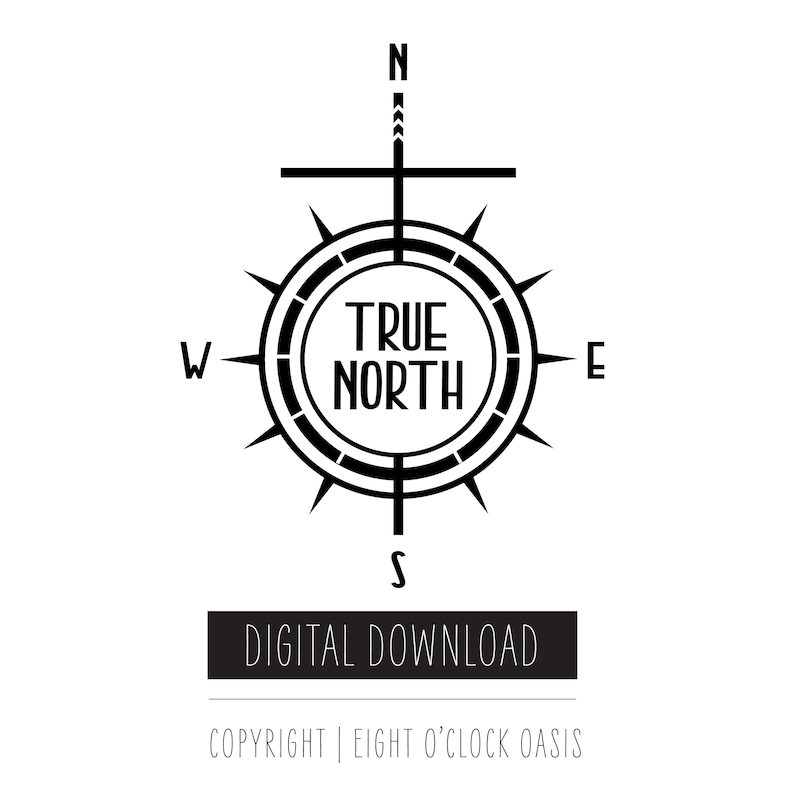 True North - SVG File - Etsy