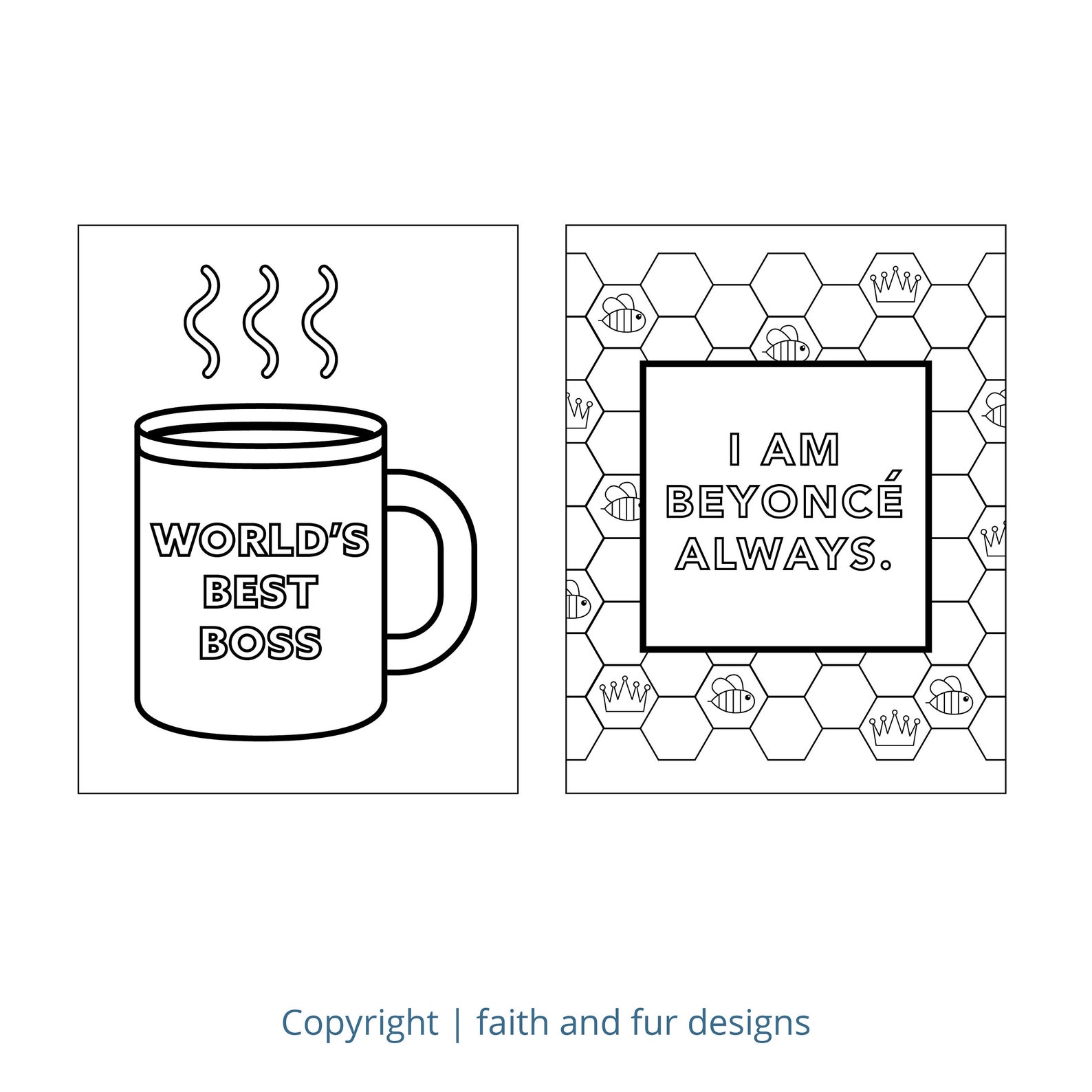 The Office Coloring Book / Pages - Etsy