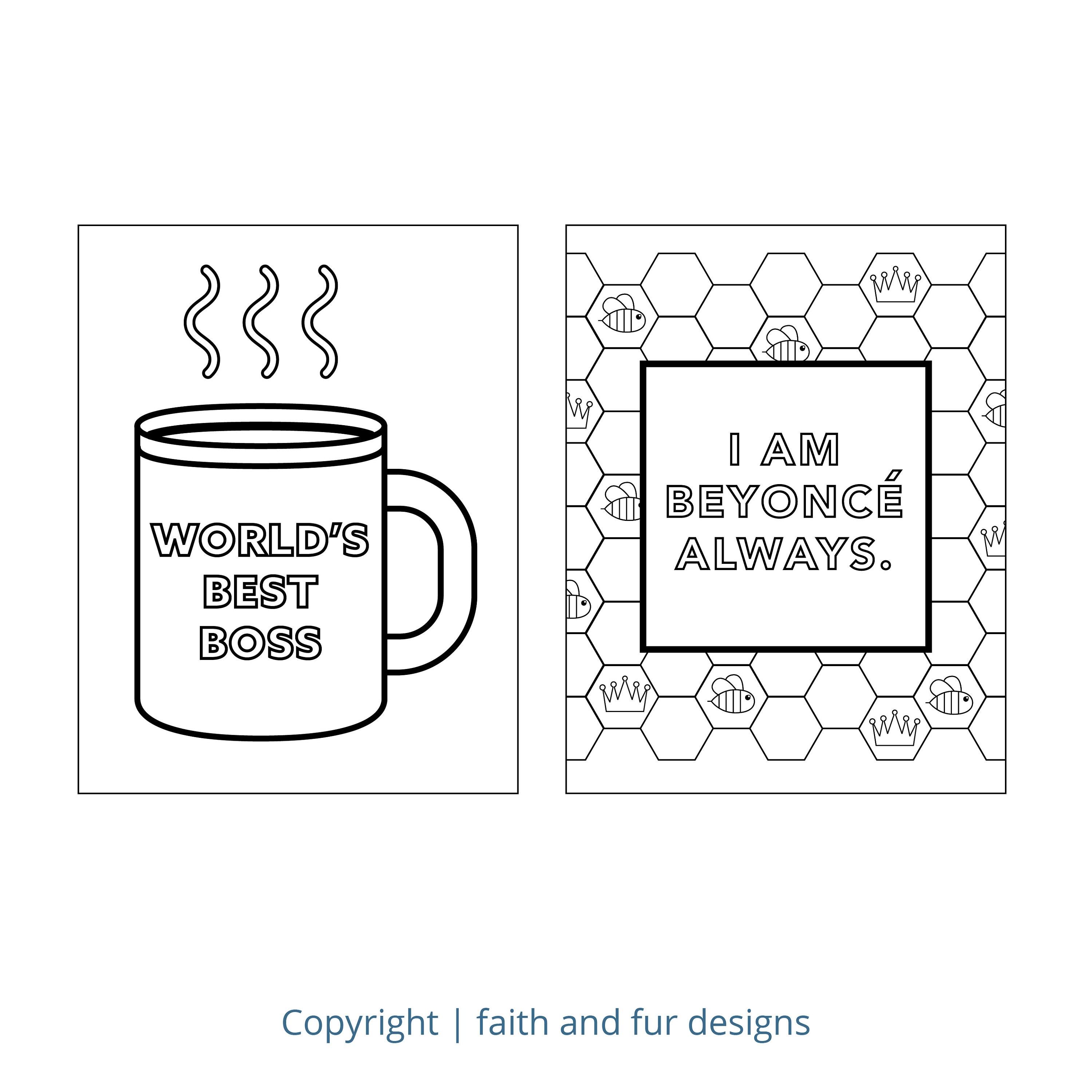 The Office Coloring Book / Pages - Etsy