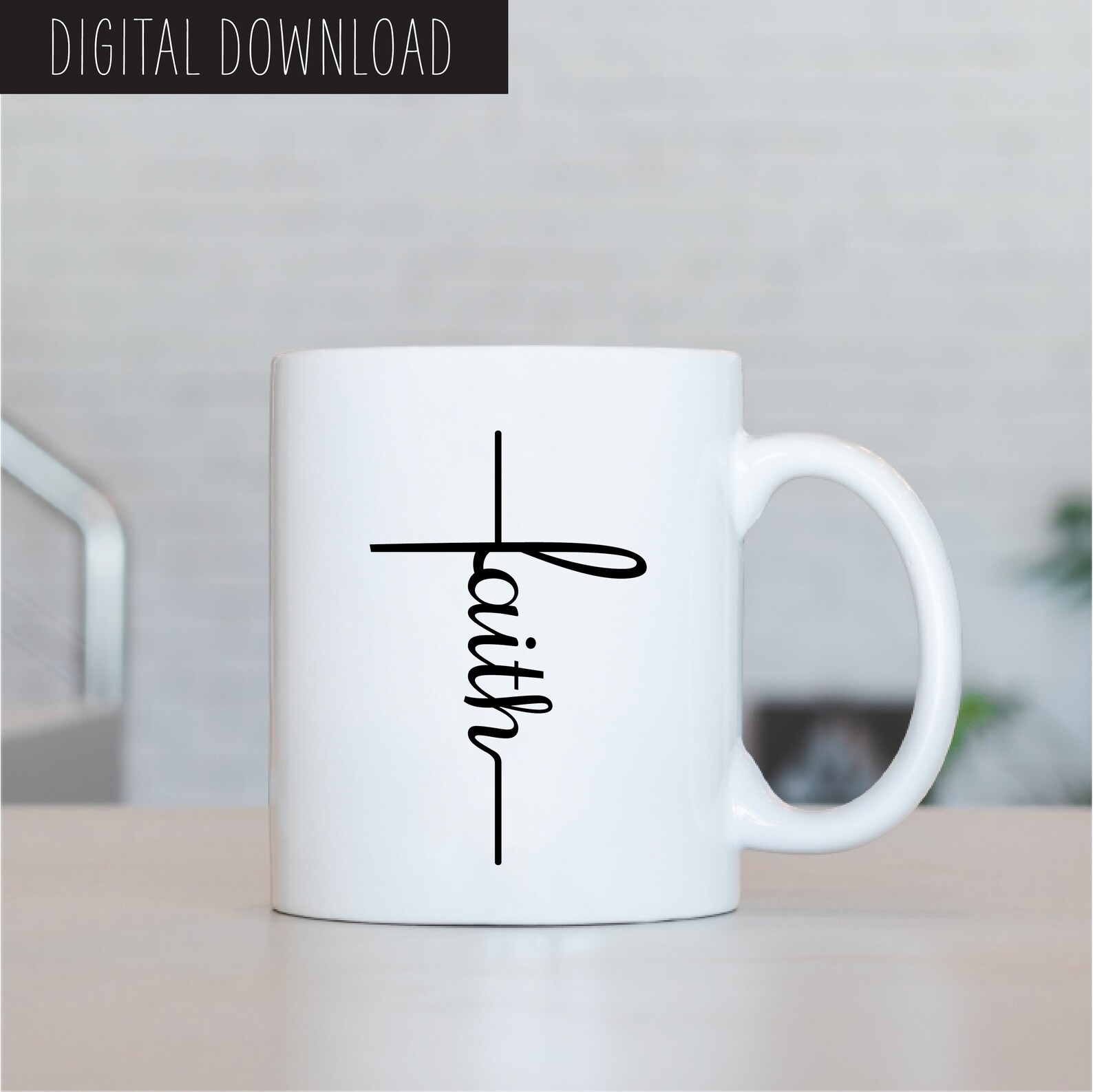 Faith Cross - SVG File - Etsy