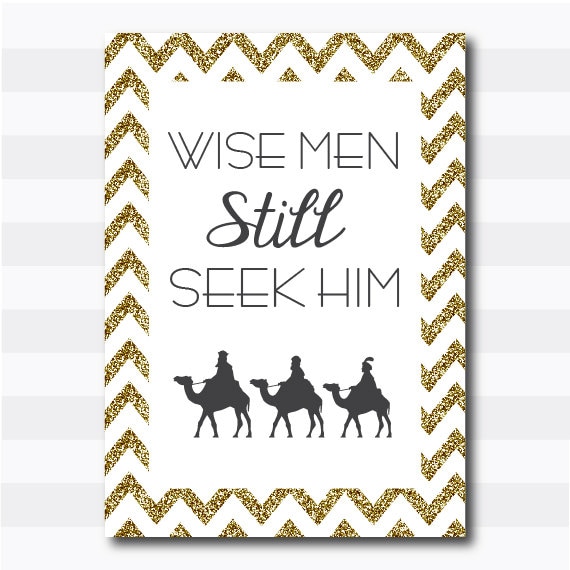 Wise Men Still Seek Him Printable | Etsy