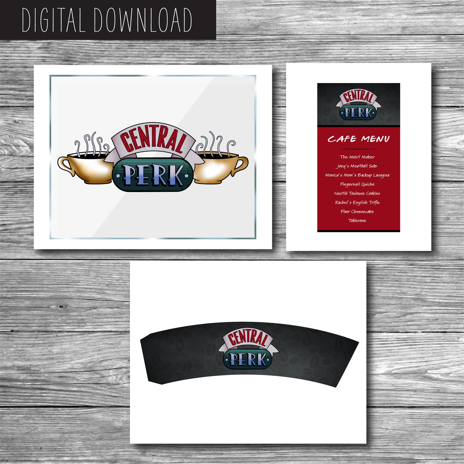 Friends Party Pack! - Etsy