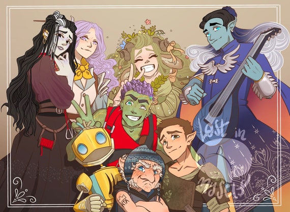 Bell's Hells Poster Group Photo Critical Role Dnd - Etsy