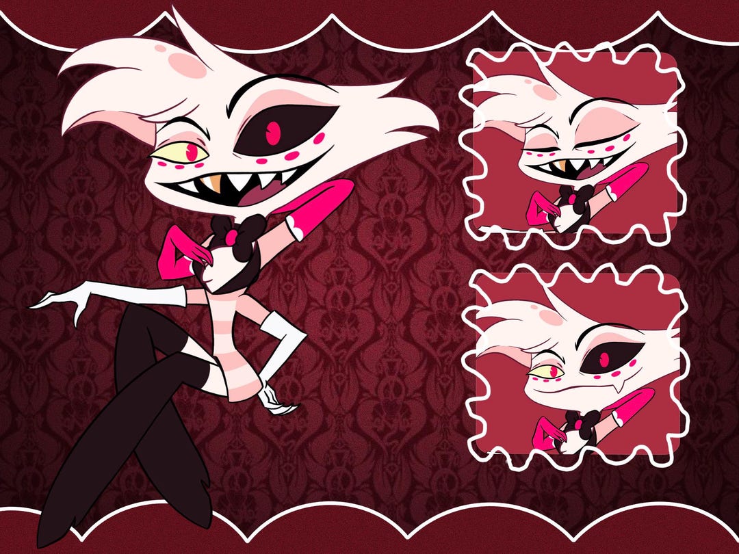 Angel Dust Mouse-tracking Pngtuber, Hazbin Hotel - Etsy