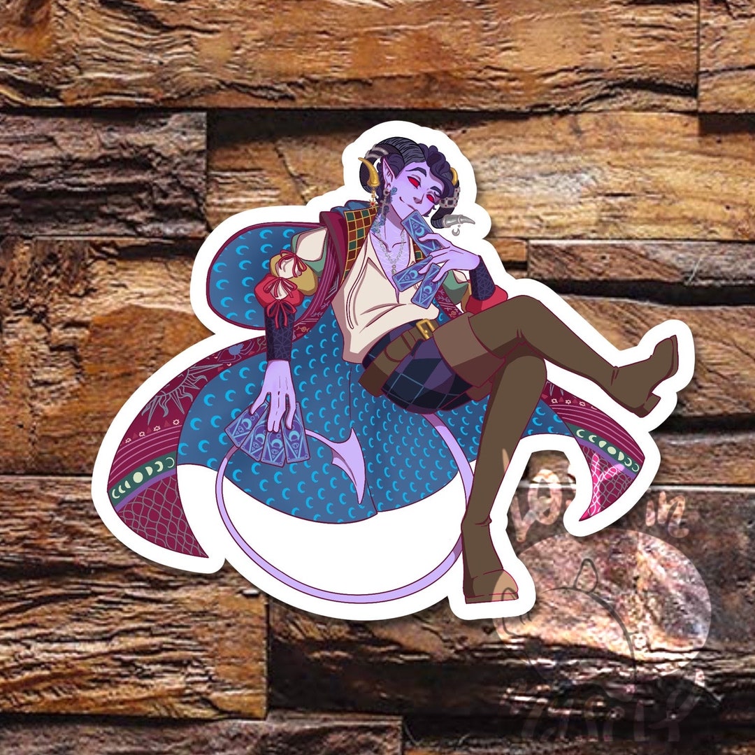 Mollymauk Tealeaf Sticker, Critical Role, Mighty Nein, Dungeons and ...
