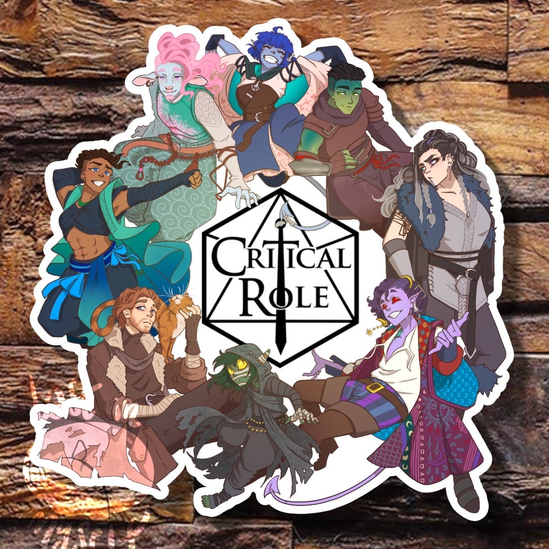 Mighty Nein, Critical Role Sticker, Dungeons and Dragons, Critter ...