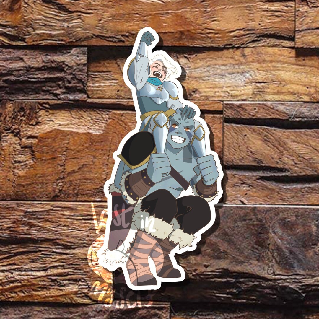 Grog and Pike Sticker, Critical Role, Vox Machina, Dnd - Etsy
