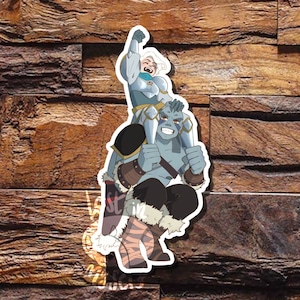 Grog and Pike Sticker, Critical Role, Vox Machina, Dnd - Etsy