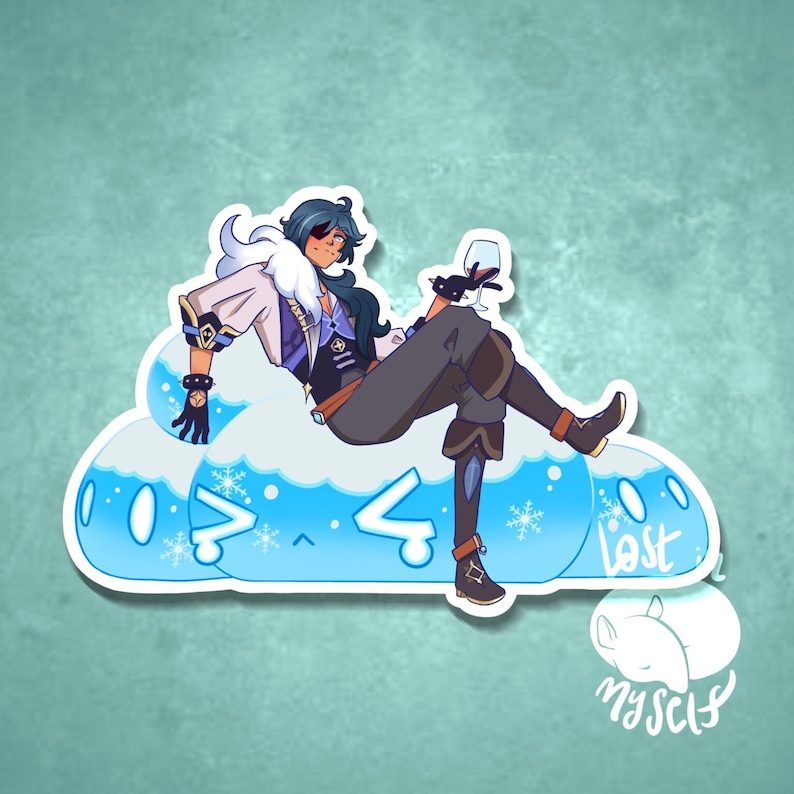 Kaeya Sticker Genshin Impact | Etsy