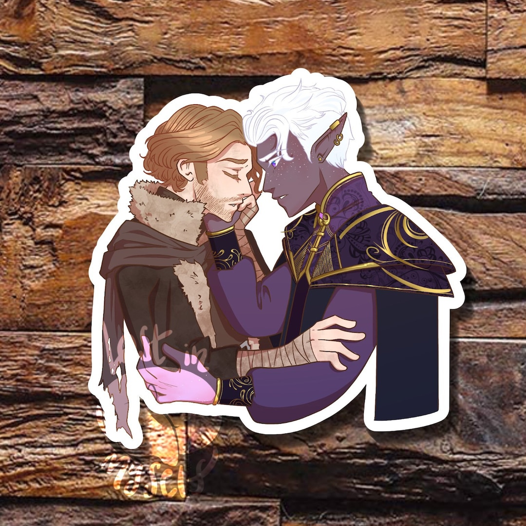 Caleb & Essek Sticker, Critical Role, Mighty Nein, Dnd - Etsy