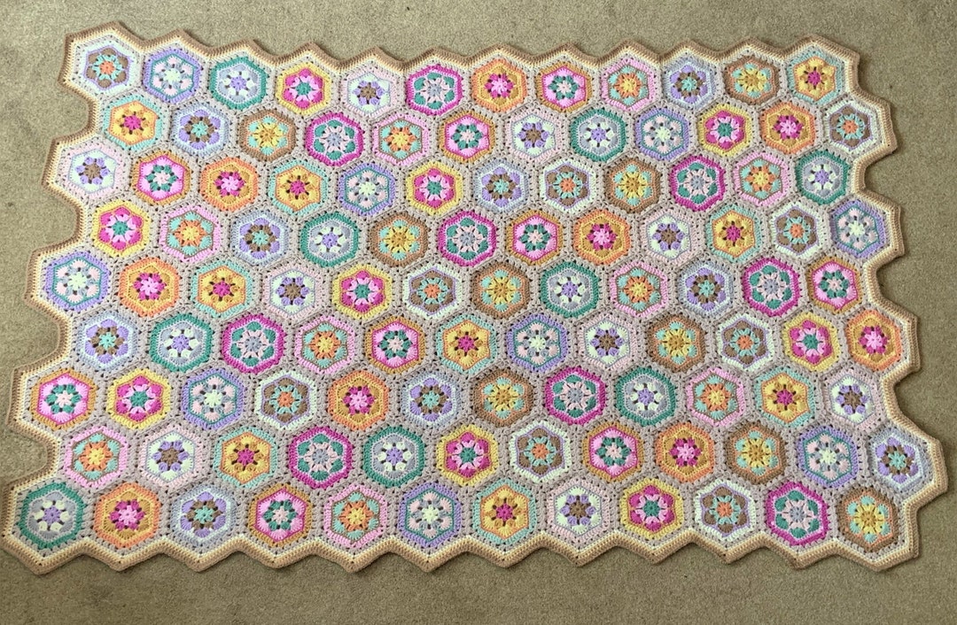 Crochet Pattern PDF Only - Crochet Blanket Pattern, Crocheted Throw ...