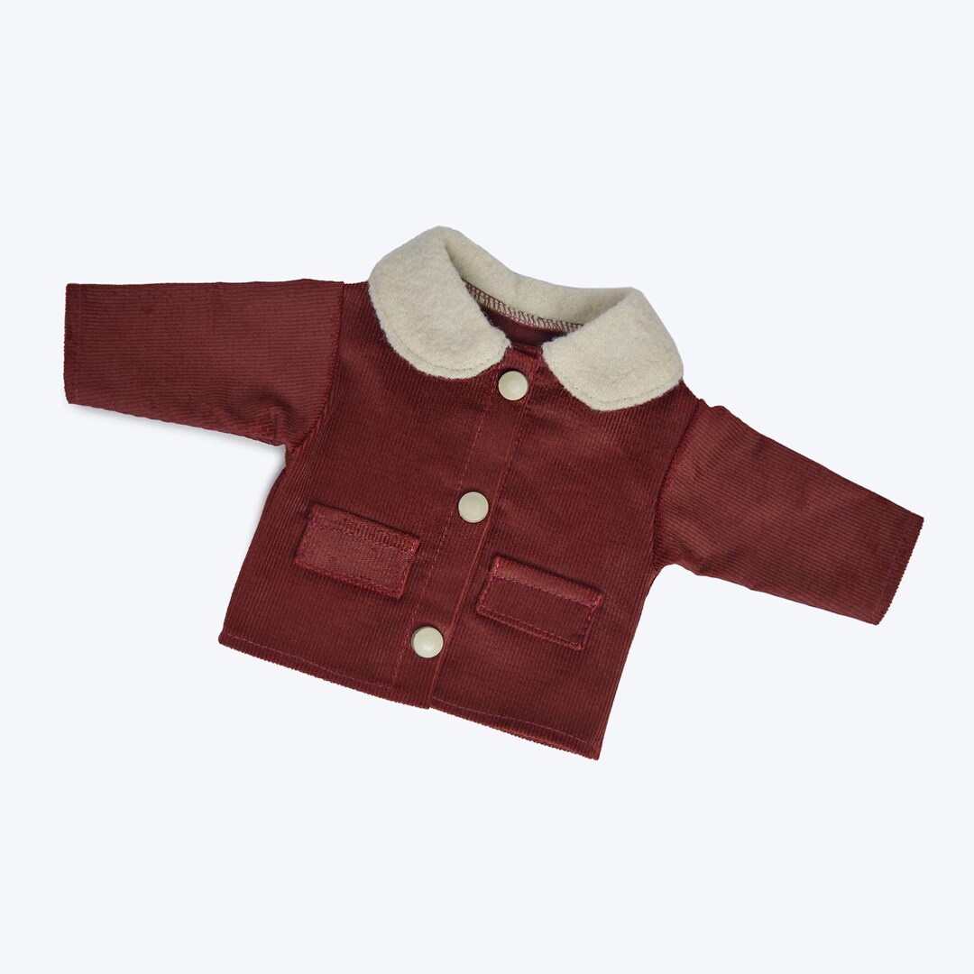 Toy's Jacket - Velvet Toys’ Jacket Button Fastening. 12"- 16" Toys and ...