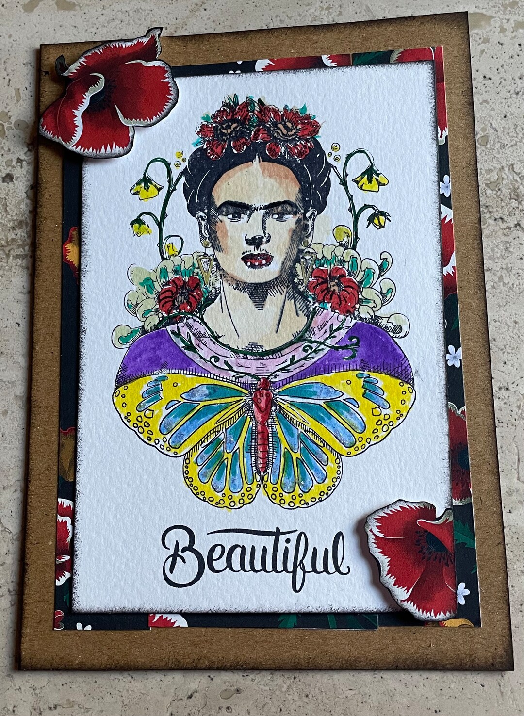Frida Kahlo Card A6 - Etsy UK