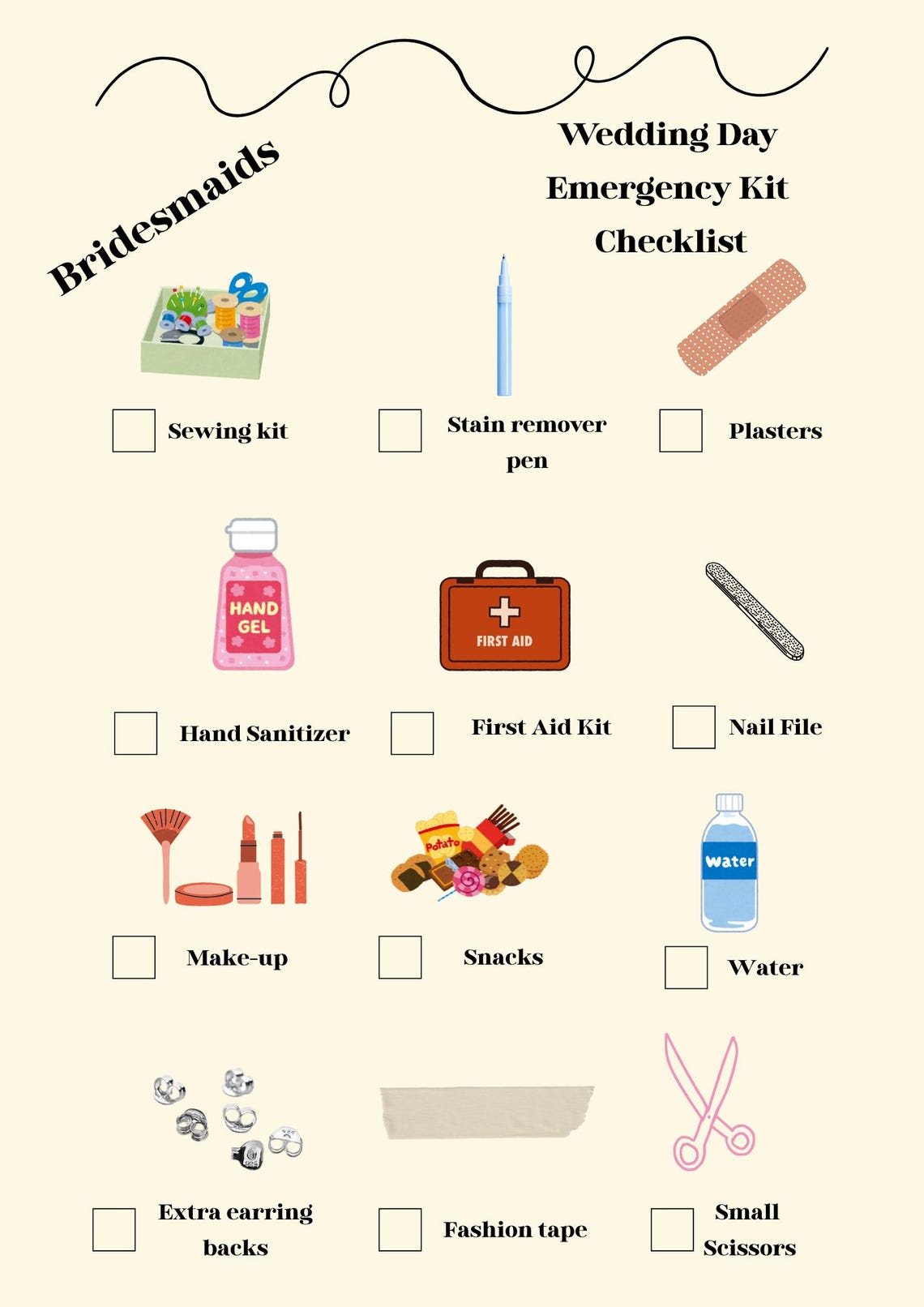 Ultimate Wedding Day Checklist Bundle – Editable on Canva, Wedding Day ...