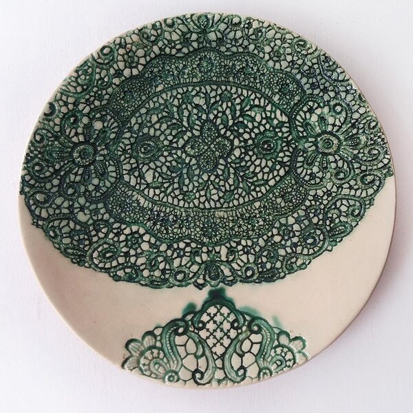 Lace Pottery - Etsy