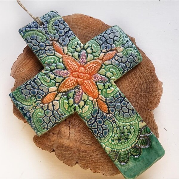 Ceramic Cross - Etsy