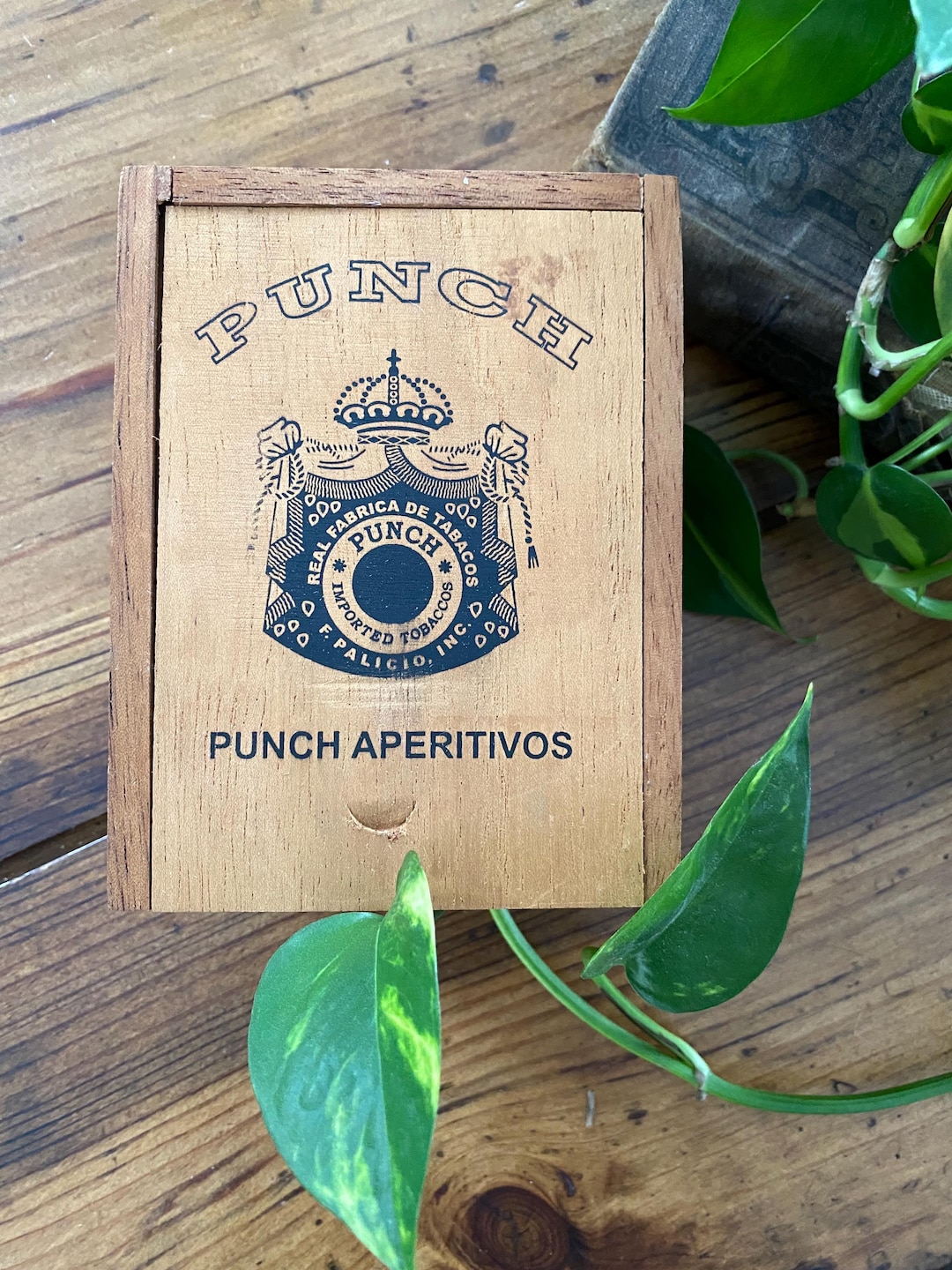 Punch Wooden Cigar Box, Trinket Box - Etsy