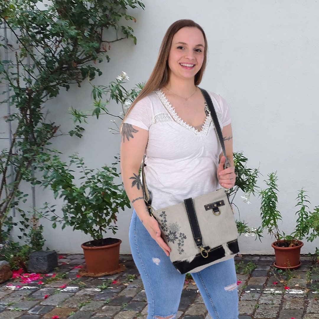 Domelo Women's Traditional Bag. Shoulder Bag With Edelweiss & Hop ...