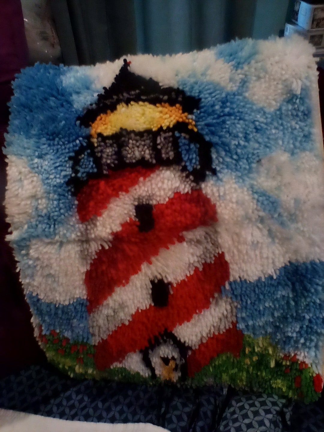 Lighthouse Latch Hook Rug - Etsy