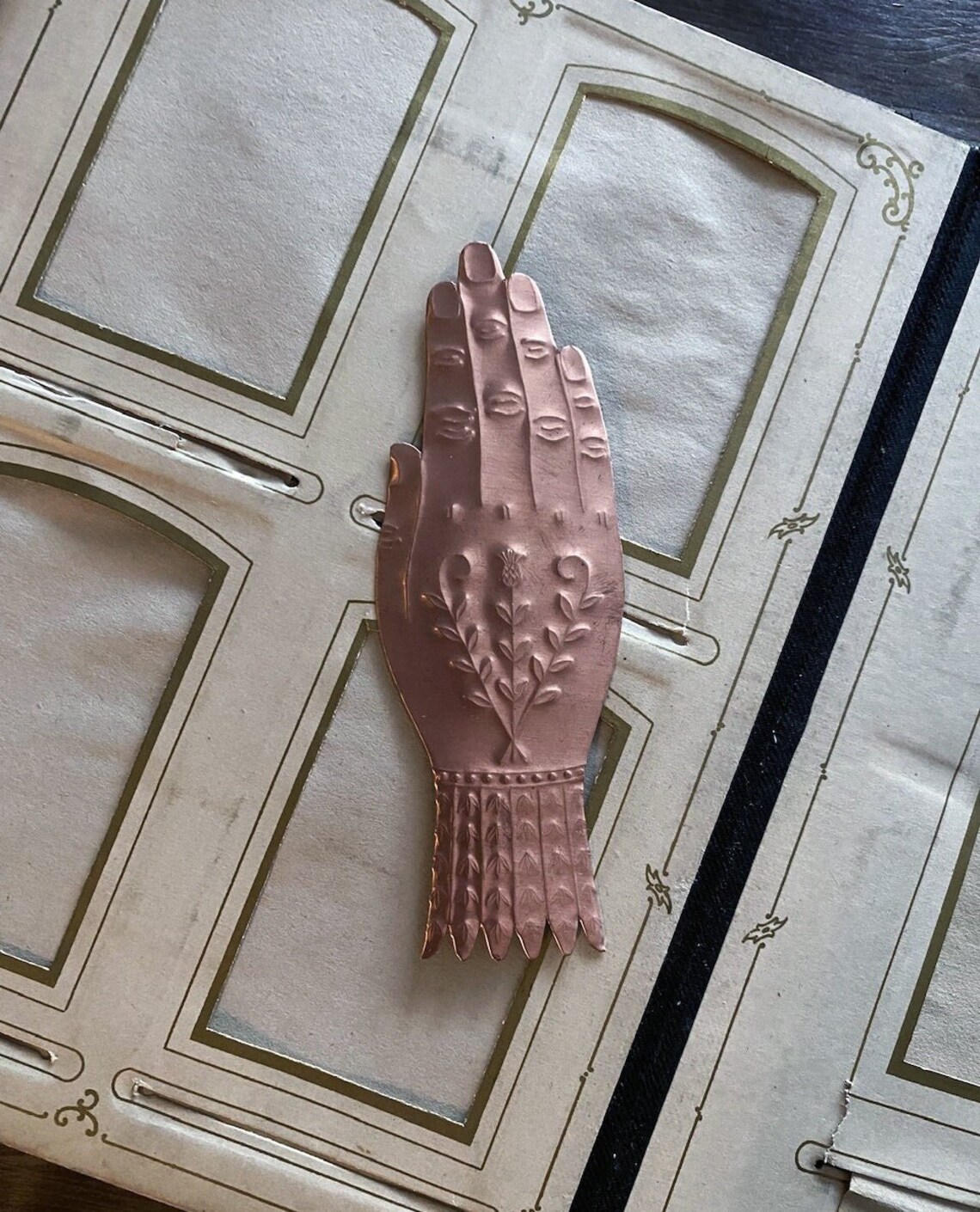 Hand Copper Bookmark | Handmade - Etsy