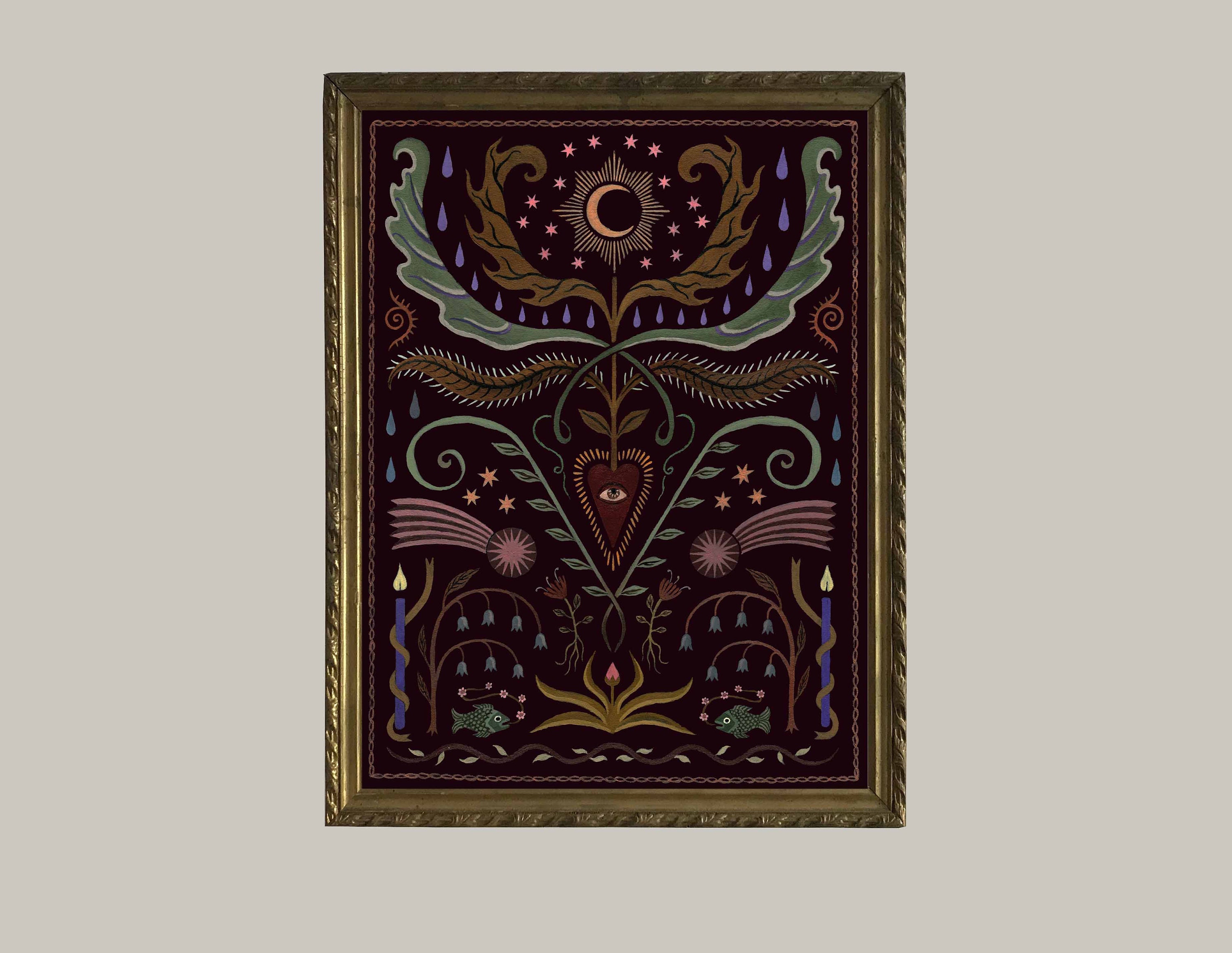 Blooming Heart - Print - Etsy