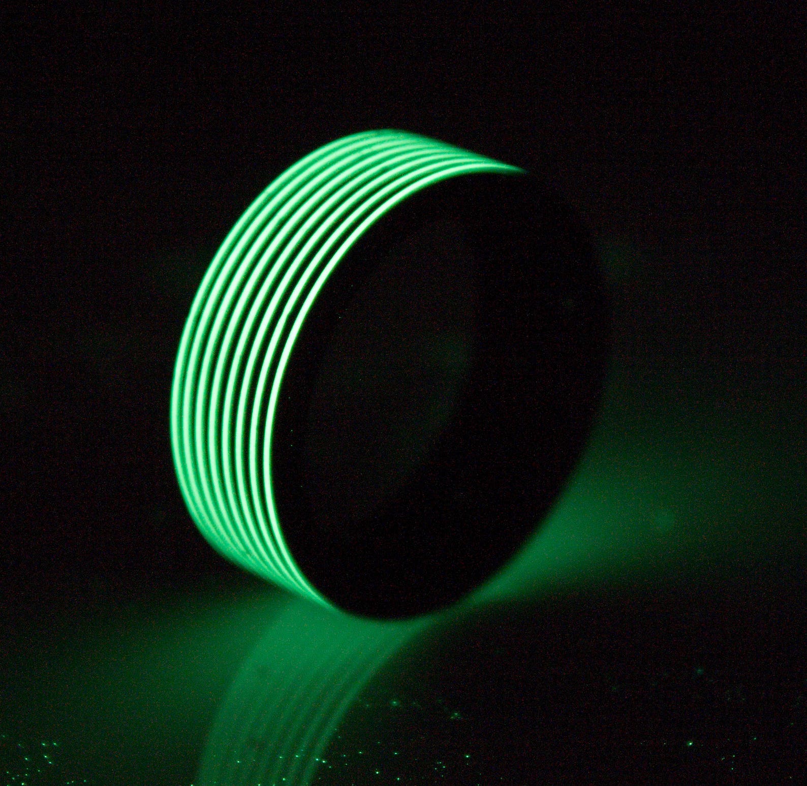 Carbon fiber Glow Ring Glow Ring Men's Ring Black Ring | Etsy