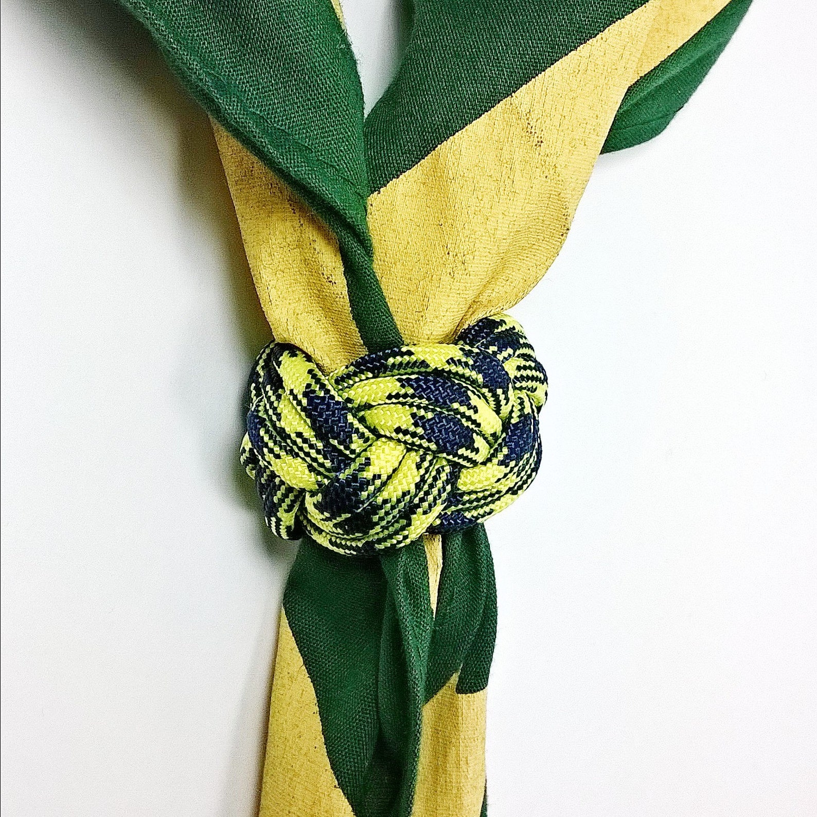 Turk's Head or Woggle Knot Neckerchief Neckchief Slide - Etsy