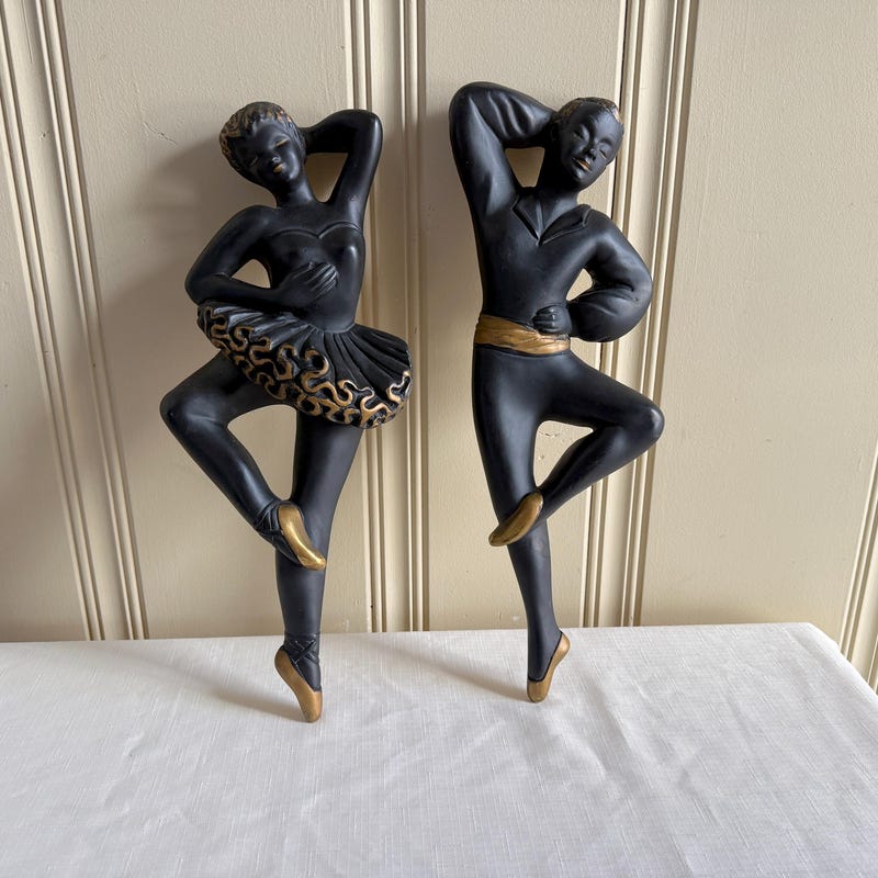 Chalkware Dancers - Etsy