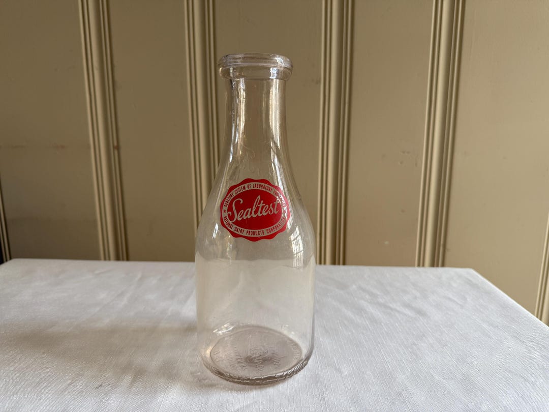 Vintage Sealtest Clover Farm Dairy Memphis Milk Bottle | 1940s Glass ...