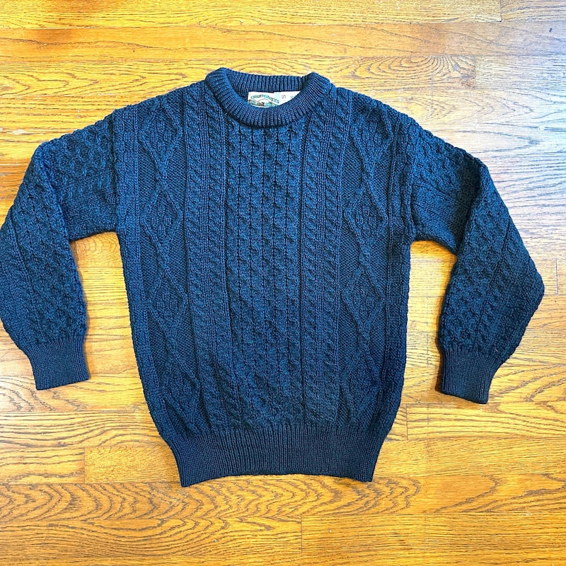 Irish Wool Sweater - Etsy